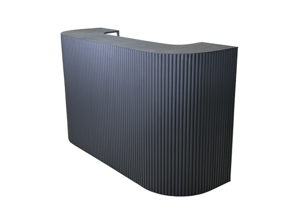 Rent the FAIRMONT FLUTED 6FT BAR - BLACK for Events in Metro Atlanta ...