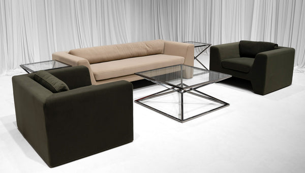 Rent the ZELDA SOFA GROUPING 3 - CAMEL for Events in Metro Atlanta ...