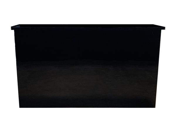 ACRYLIC 8FT BAR - GLOSSY BLACK - LLL Event Rentals